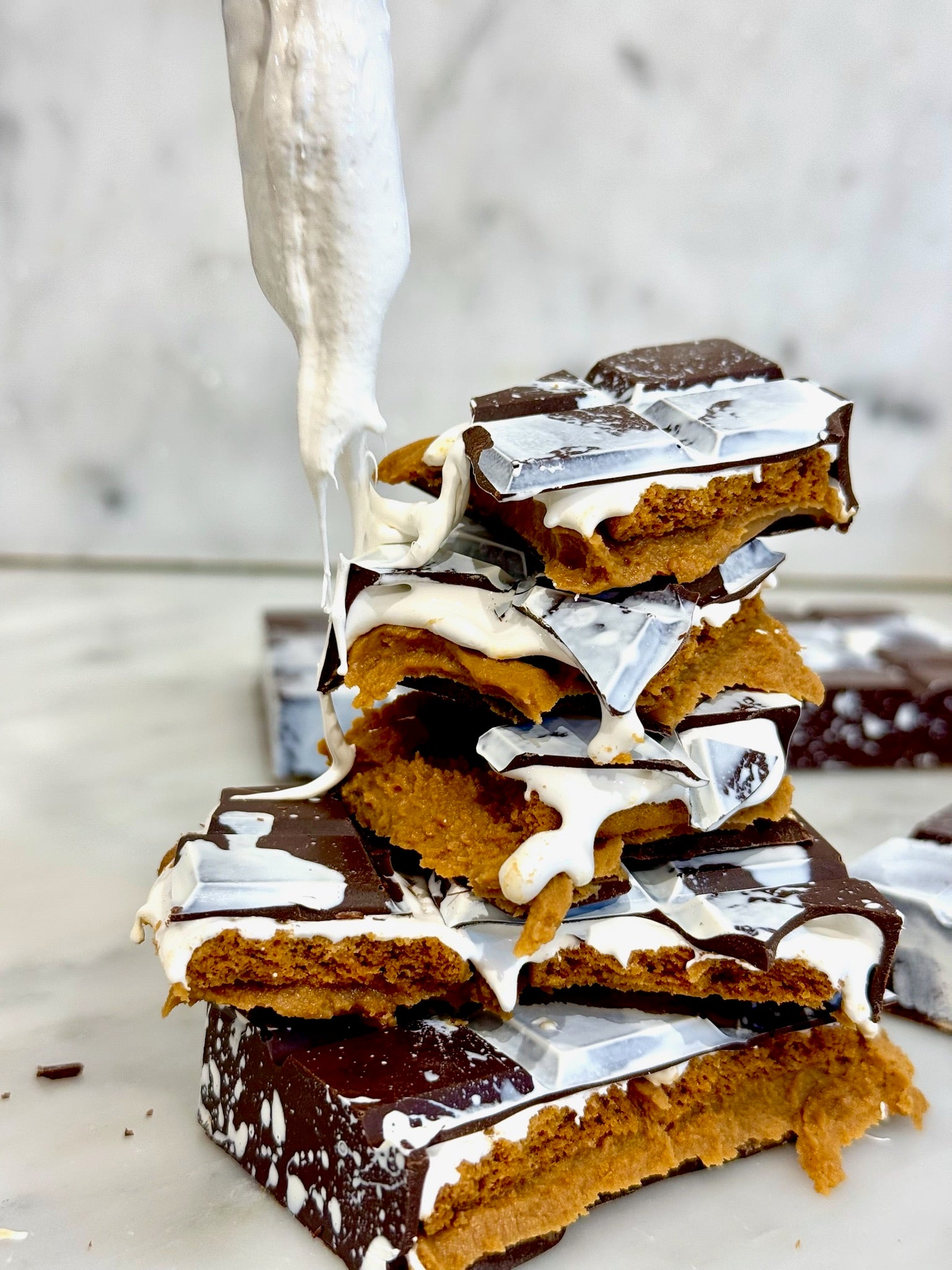 Barra Smore - Marshmallow y Galleta Lotus – Delart Chocolat